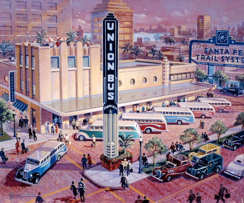 Union Bus Mural - Murals Your Way