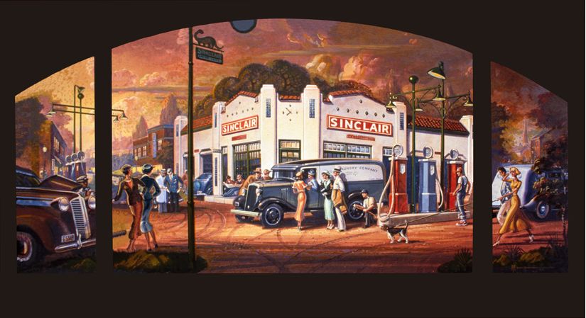 Sinclair Mural - Murals Your Way