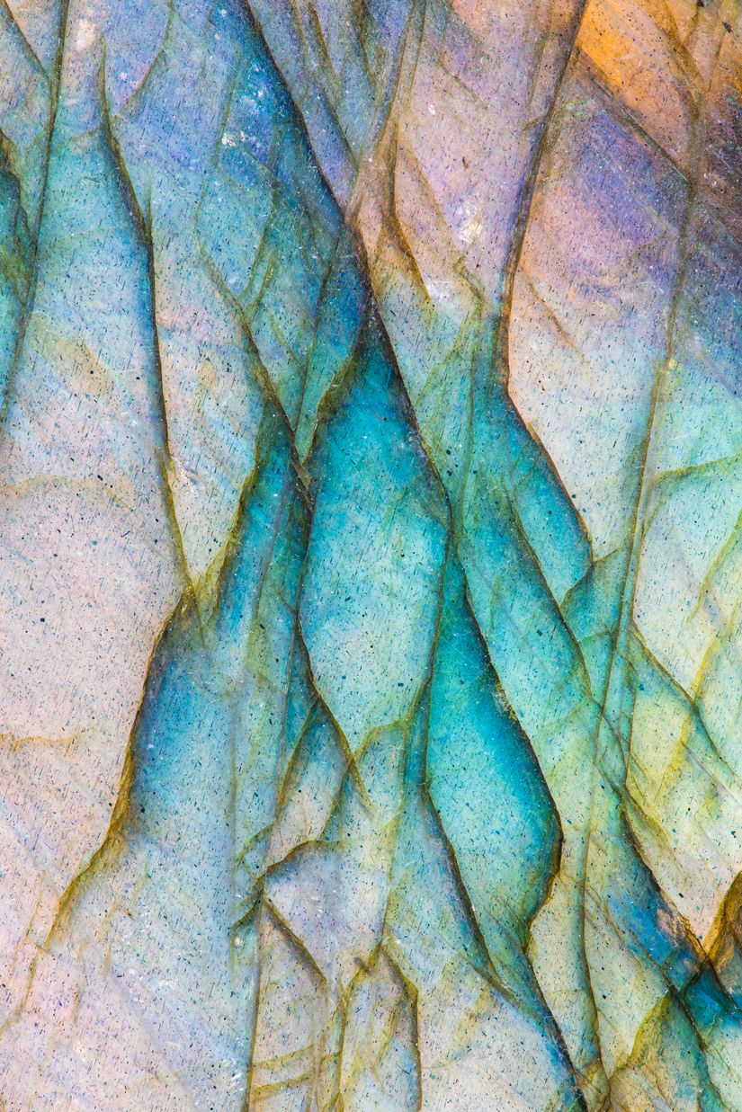 Labradorite Abstract 4 Mural Wallpaper - Murals Your Way