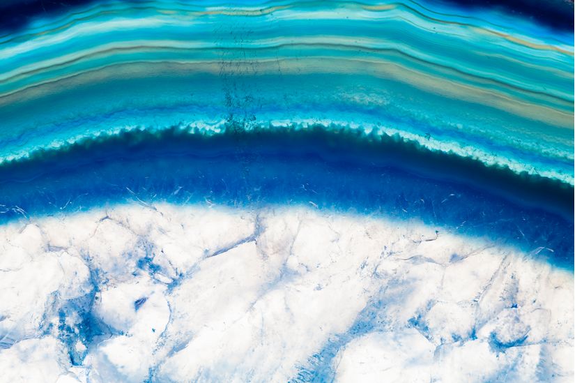 Geode Ocean Wallpaper Mural - Murals Your Way