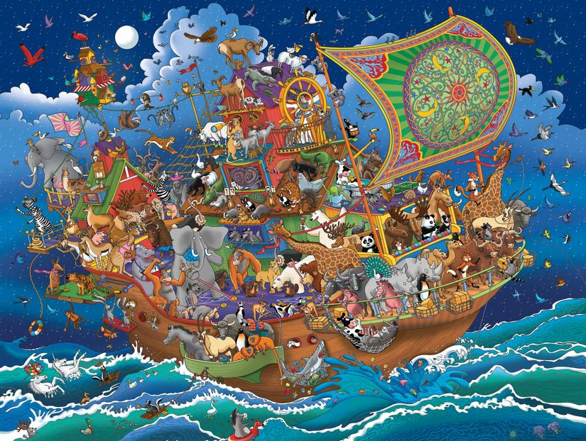 Noah's Ark Wall Mural - Murals Your Way