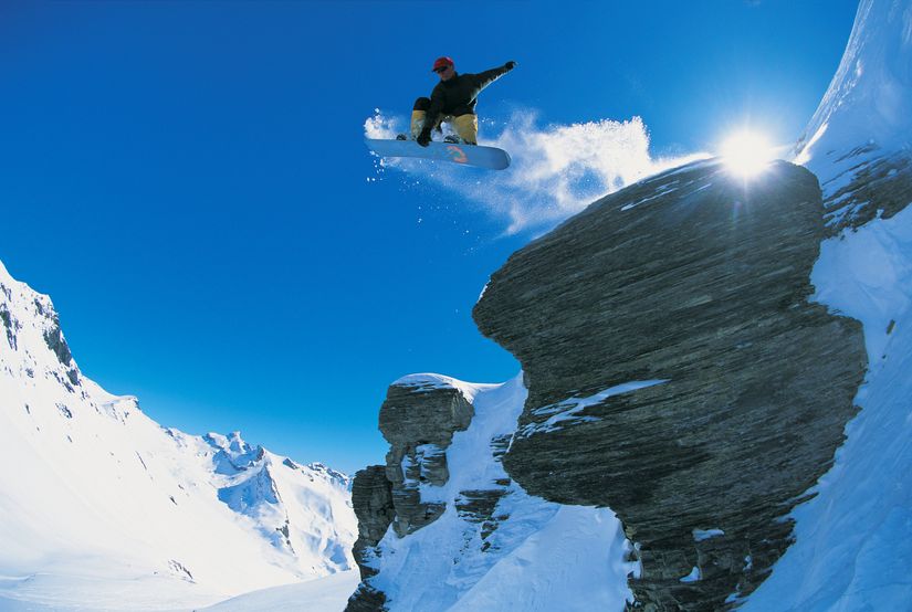 Snowboarding, Switzerland Mural - Tim McKenna - Murals Your Way
