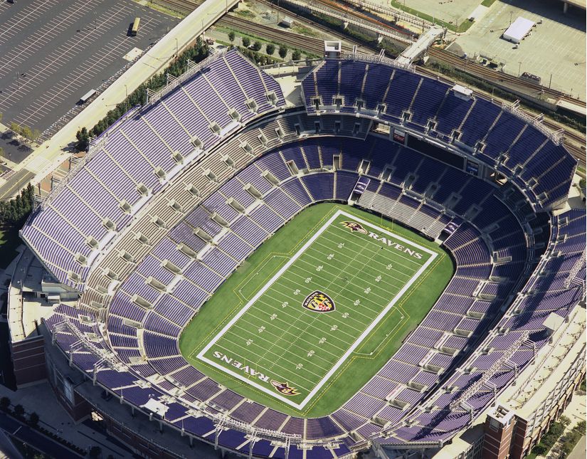 Ravens Stadium Mural - Rosspilot - Murals Your Way