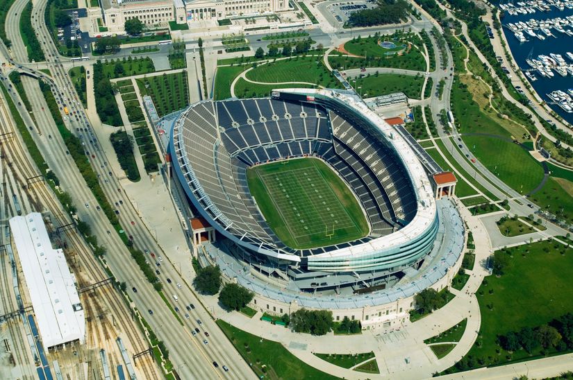 Soldier Field Mural - Rosspilot - Murals Your Way