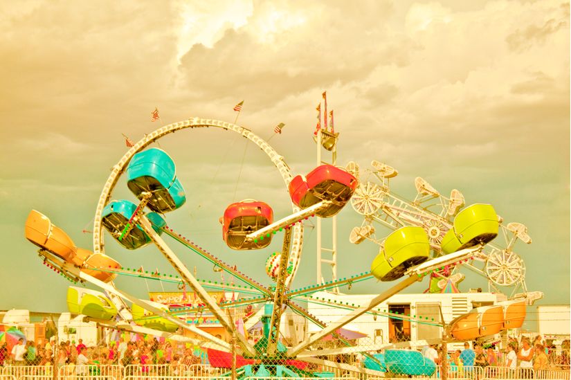 Carnival Rides Wallpaper