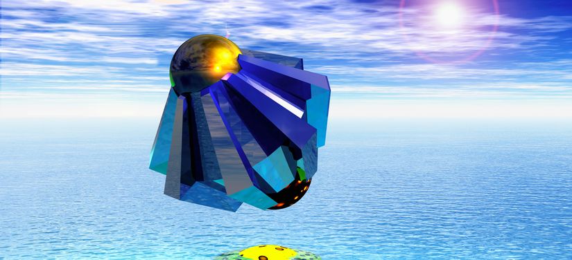 Bramuda Triangle Mural - Apollo - Murals Your Way