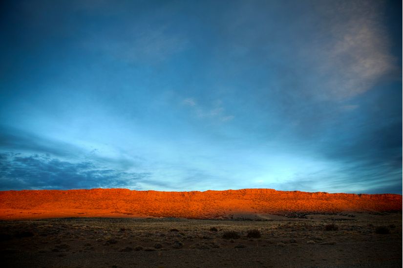 Red Cliff Blue Sky Mural - Nish Nalbandian - Murals Your Way
