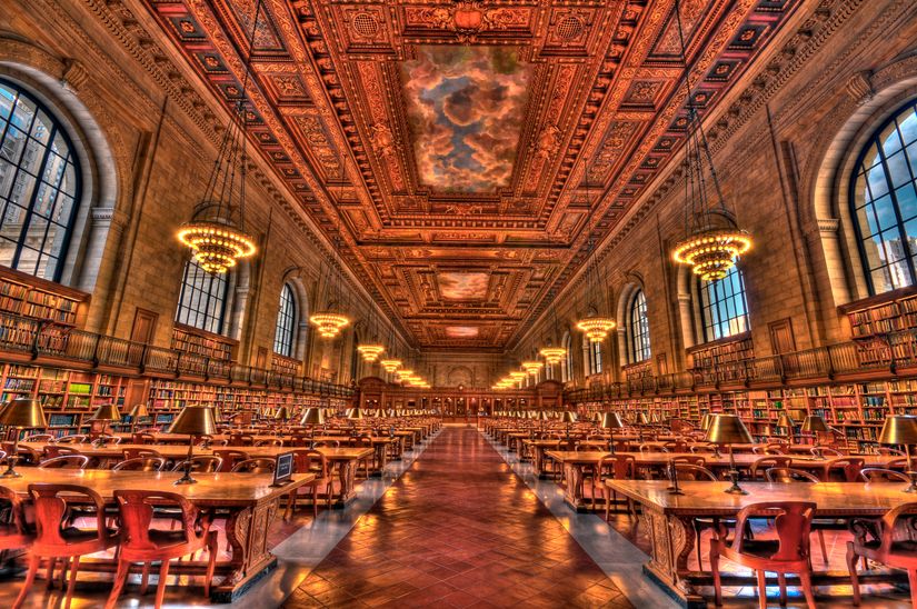 NY Public Library Mural - Richard Silver - Murals Your Way