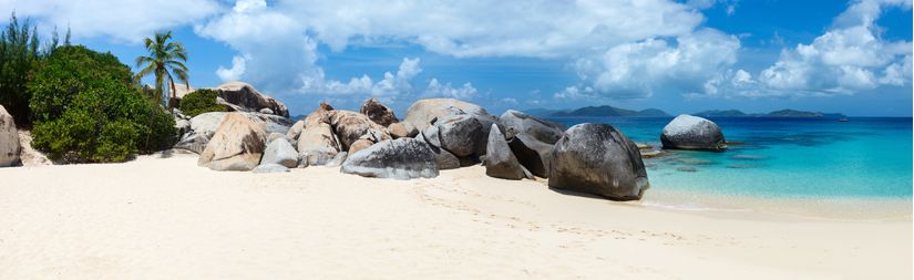 Picture Perfect Beach At The British Virgin Islands Mural - Murals Your Way