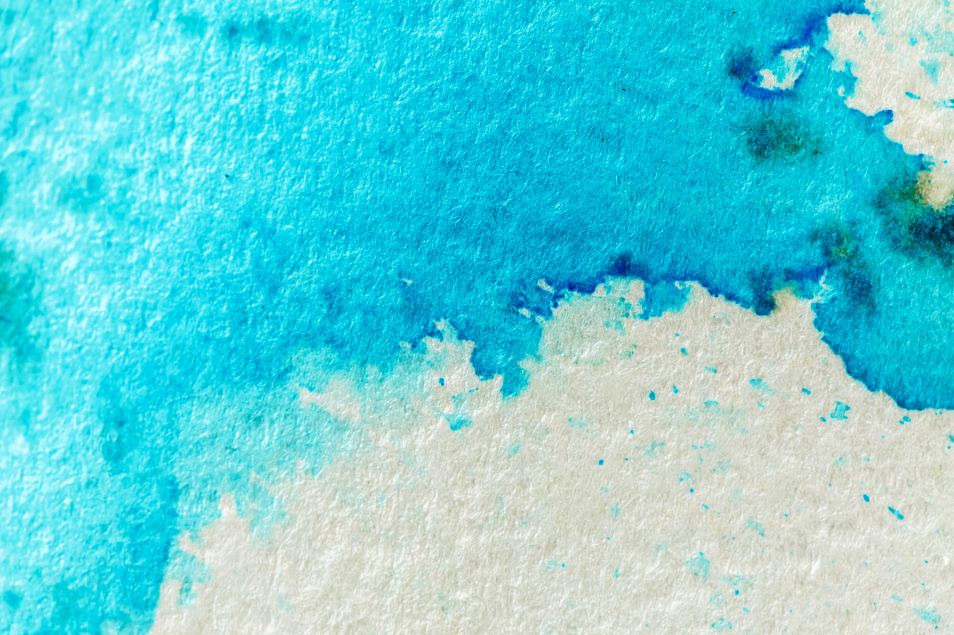 Blue Splotch Mural - Murals Your Way