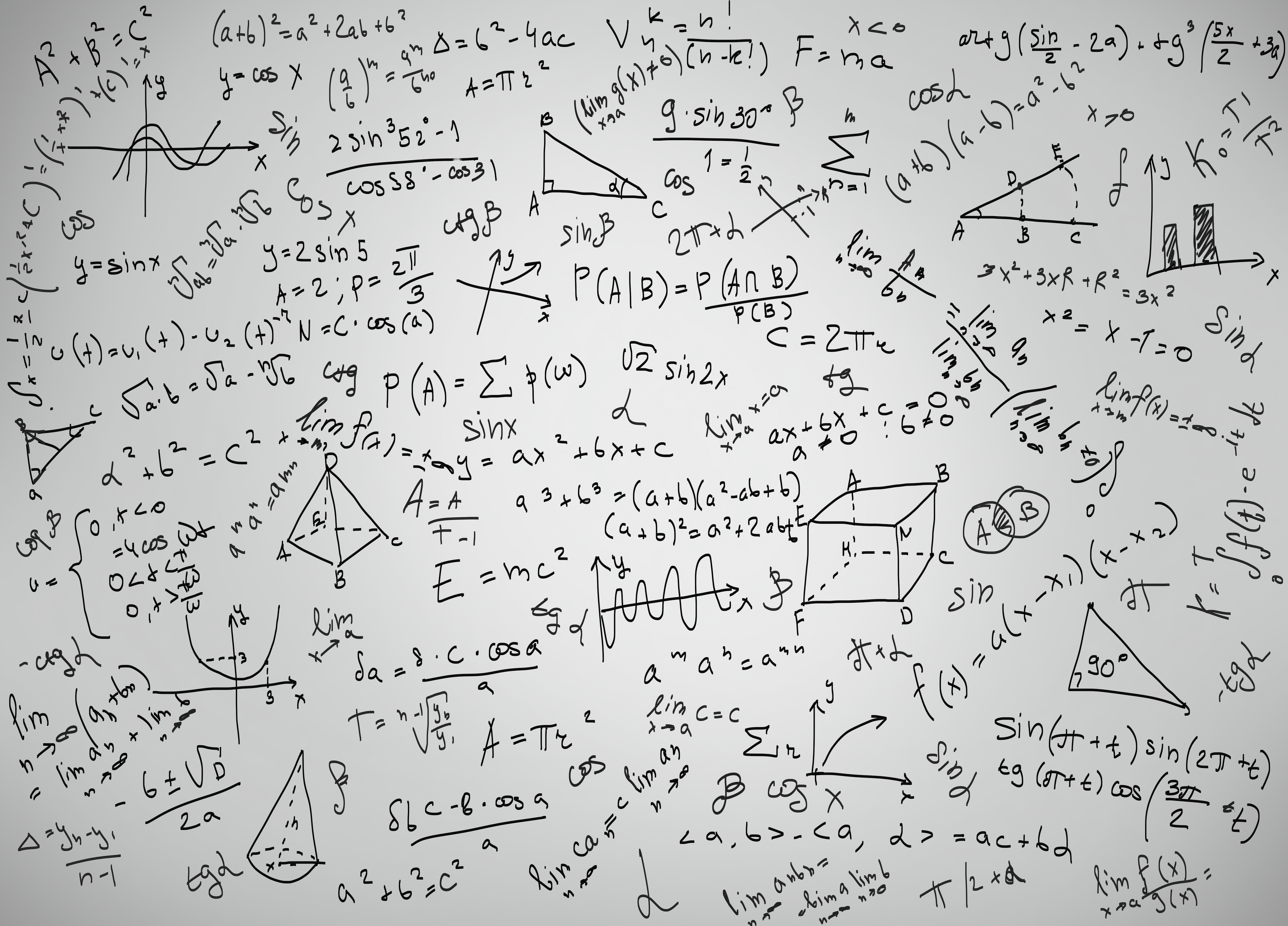 Mathematic Equations - Murals Your Way