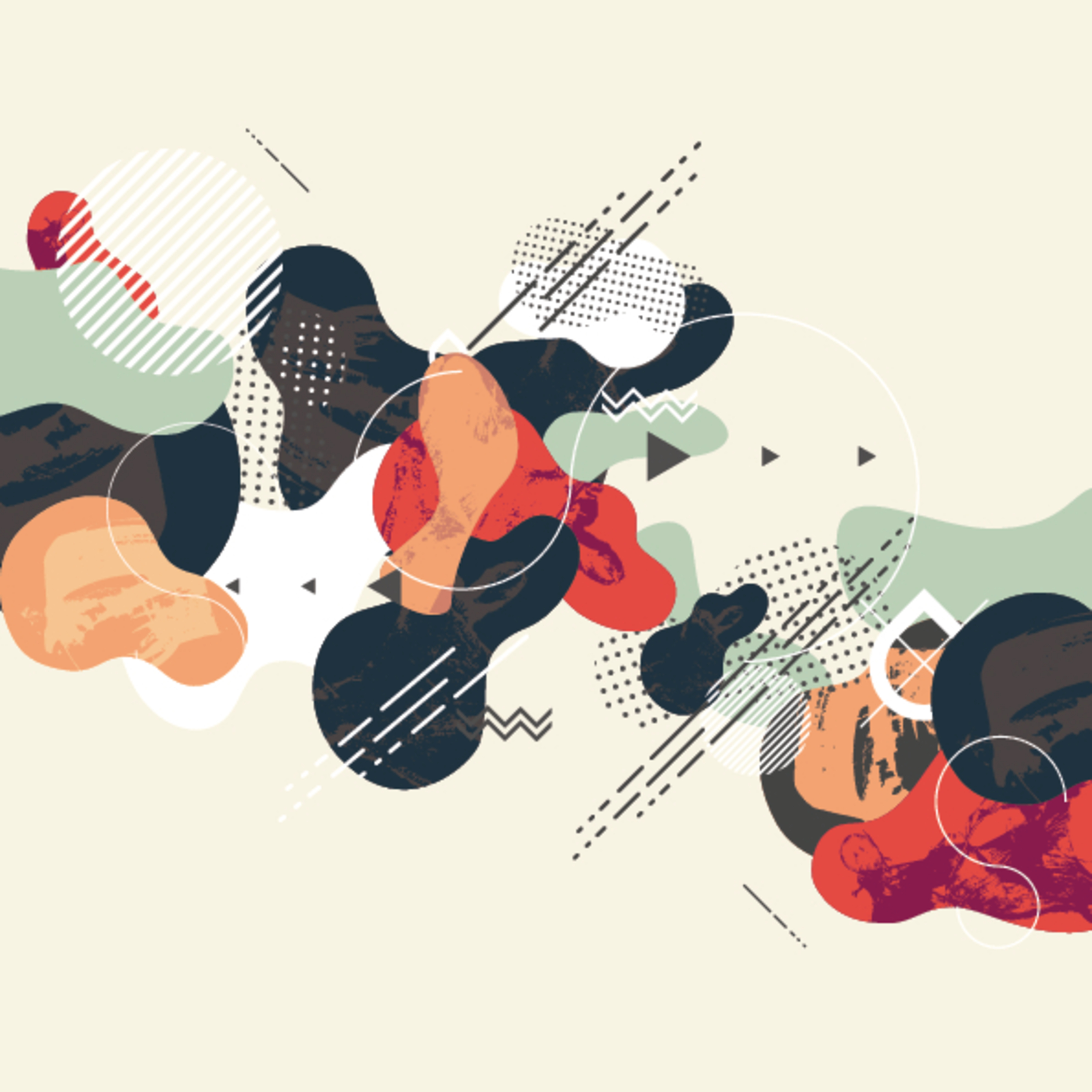 Groove Wall Mural - Murals Your Way