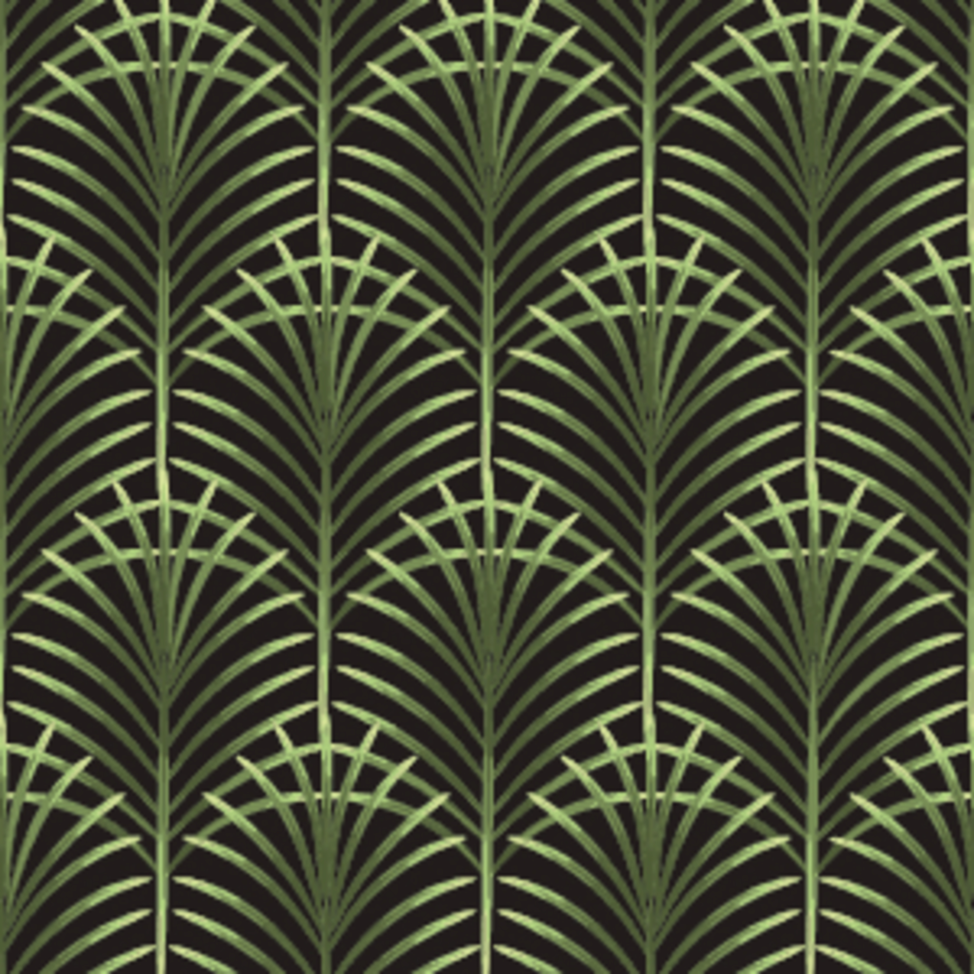 Fanning Palms Pattern Wallpaper - Murals Your Way