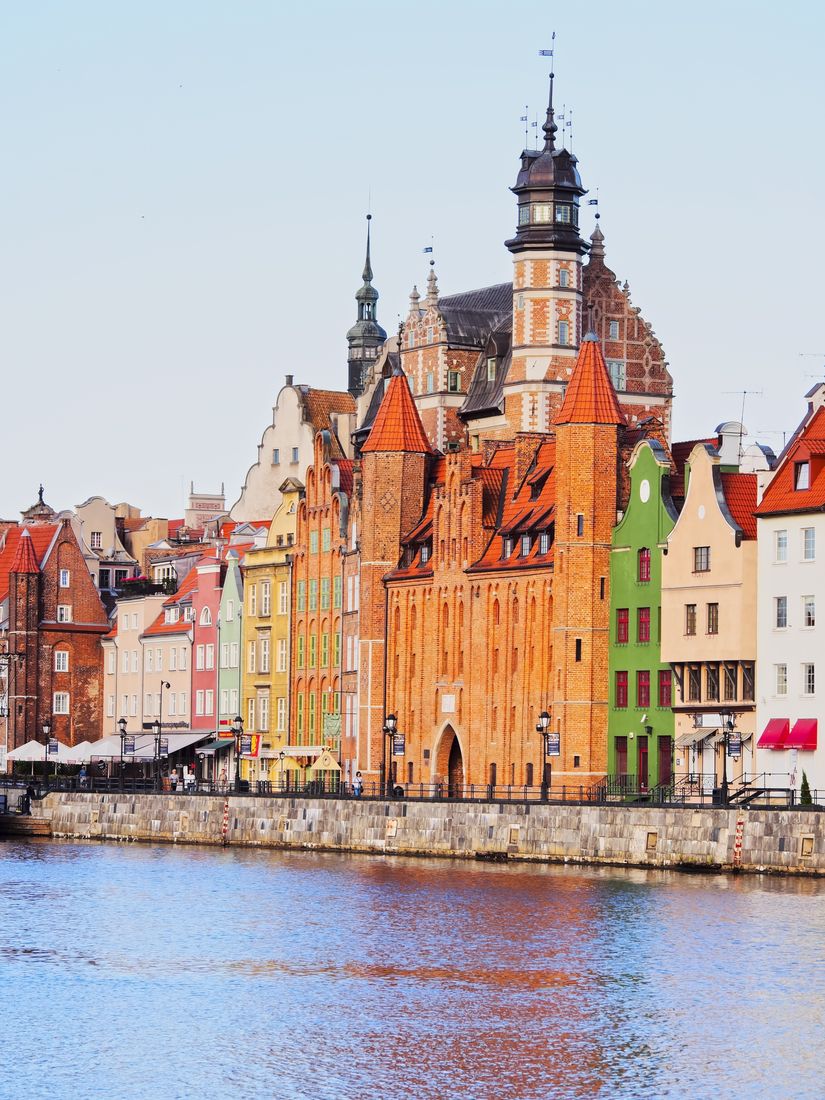 Colorful Homes Of Gdansk Wall Mural - Murals Your Way