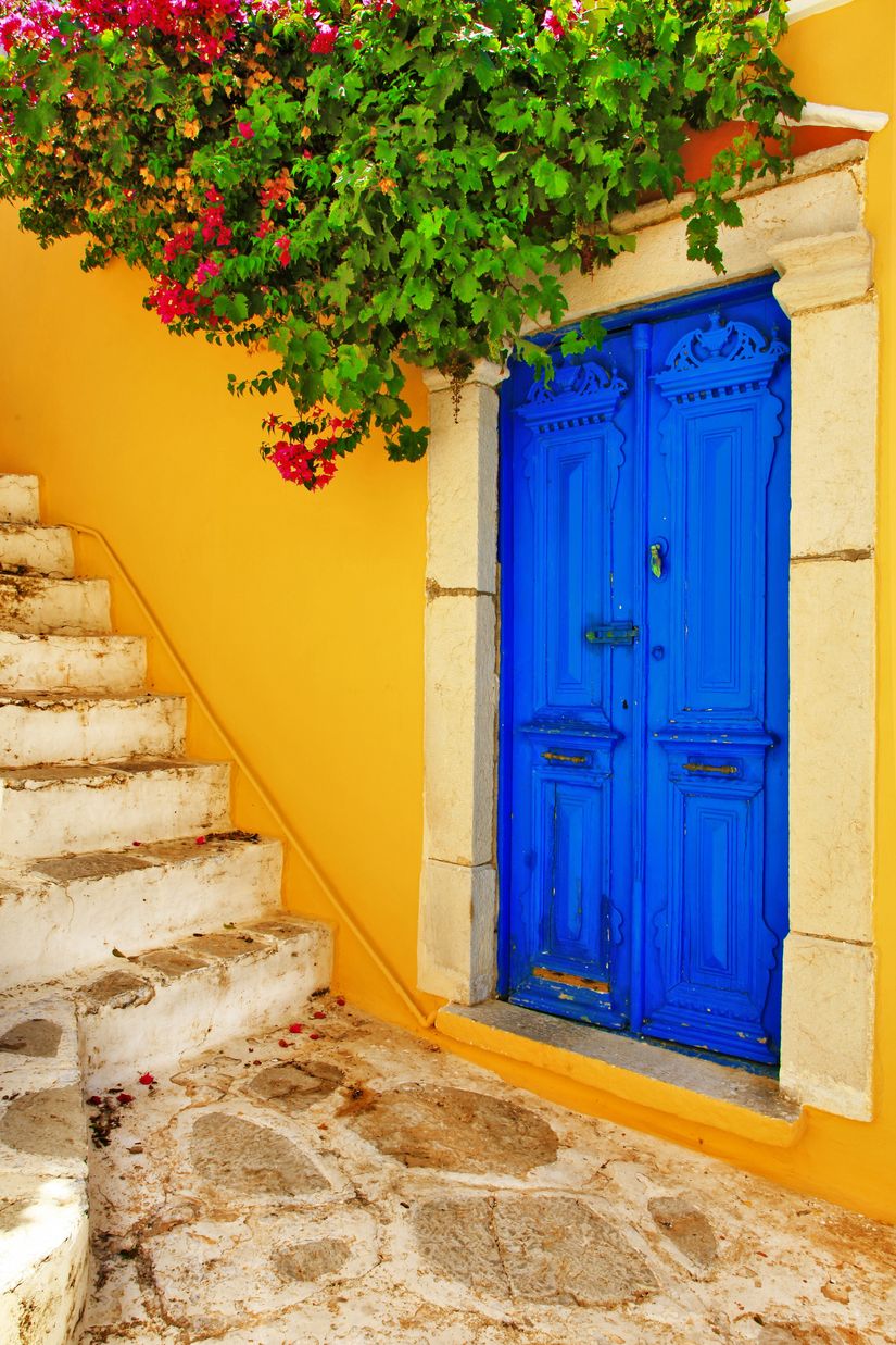 Colors Of Greece Mural - Murals Your Way