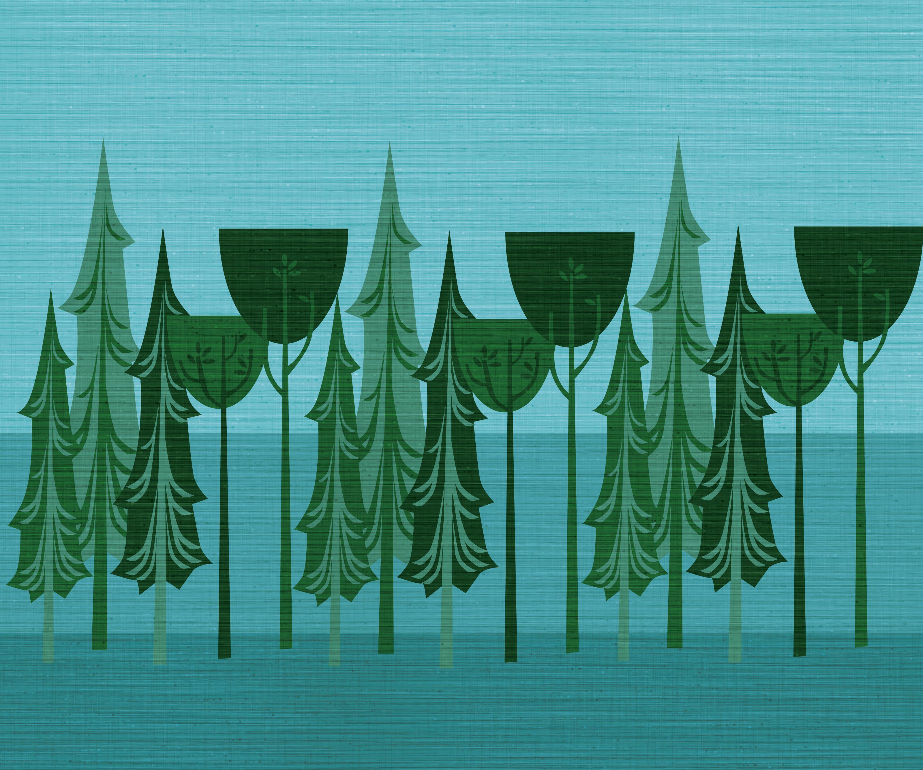 Tree Pattern Wall Mural - Murals Your Way