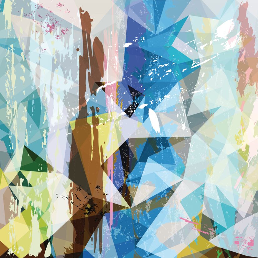 Abstract Background Composition Mural - Murals Your Way