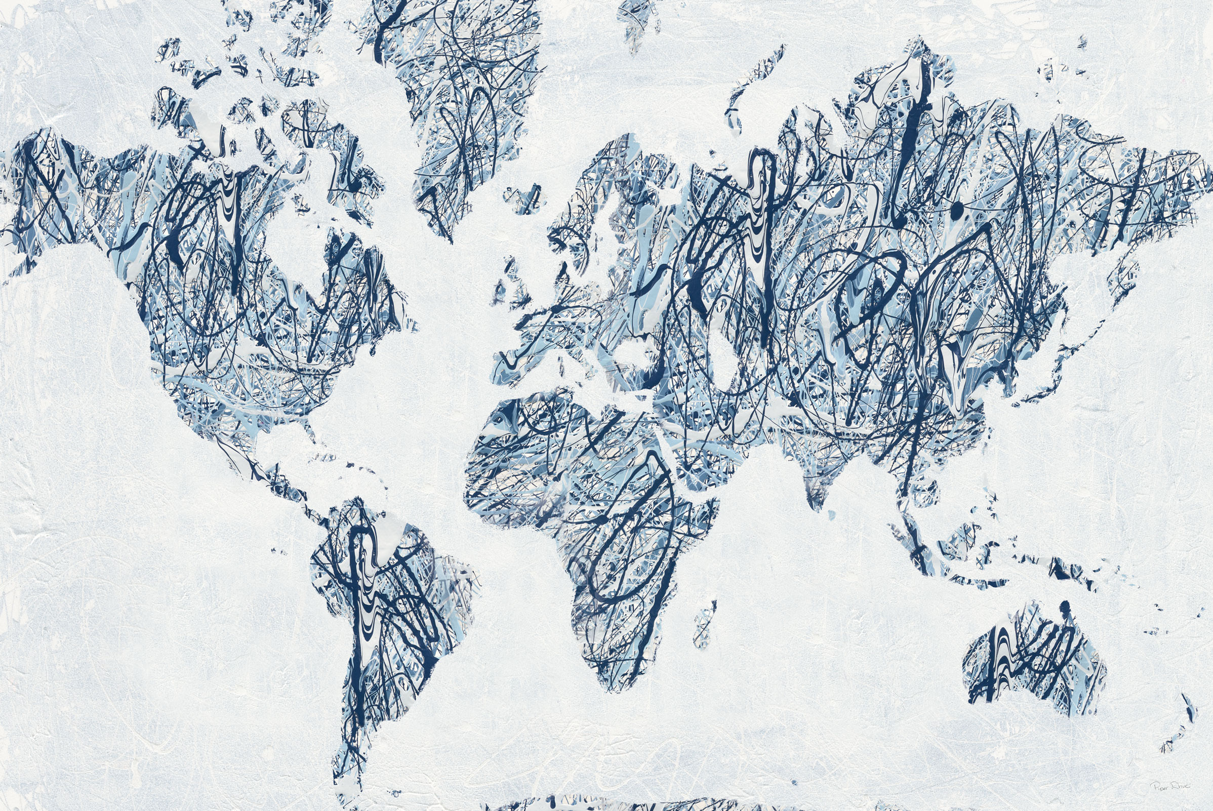 World on a String Wallpaper Mural - Murals Your Way