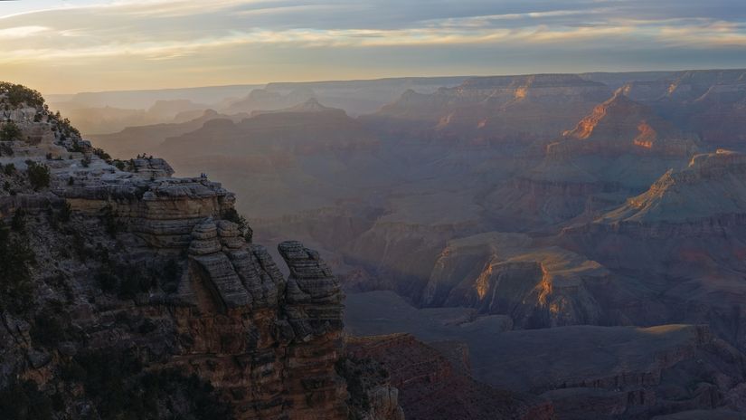 Mather Point Sunset Wall Mural - Murals Your Way