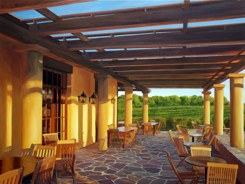 Vineyard Patio Mural - Murals Your Way