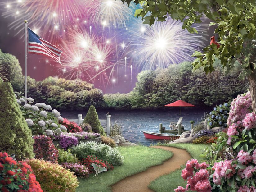 A Peaceful Celebration Mural - Alan Giana - Murals Your Way