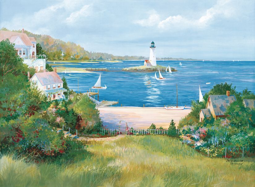 Lighthouse Cove Mural - Environmental Graphics - Murals Your Way