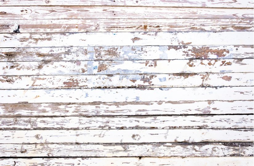 Rustic White Wooden Panels Wall Mural - Murals Your Way