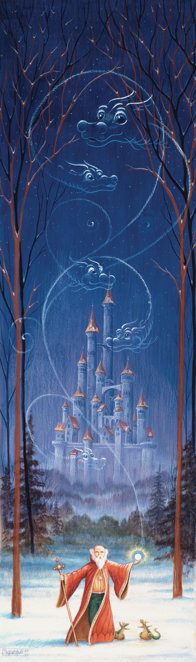 Sky Dragons Mural - Murals Your Way