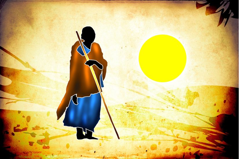 Ethnic African Art Wall Mural - Murals Your Way