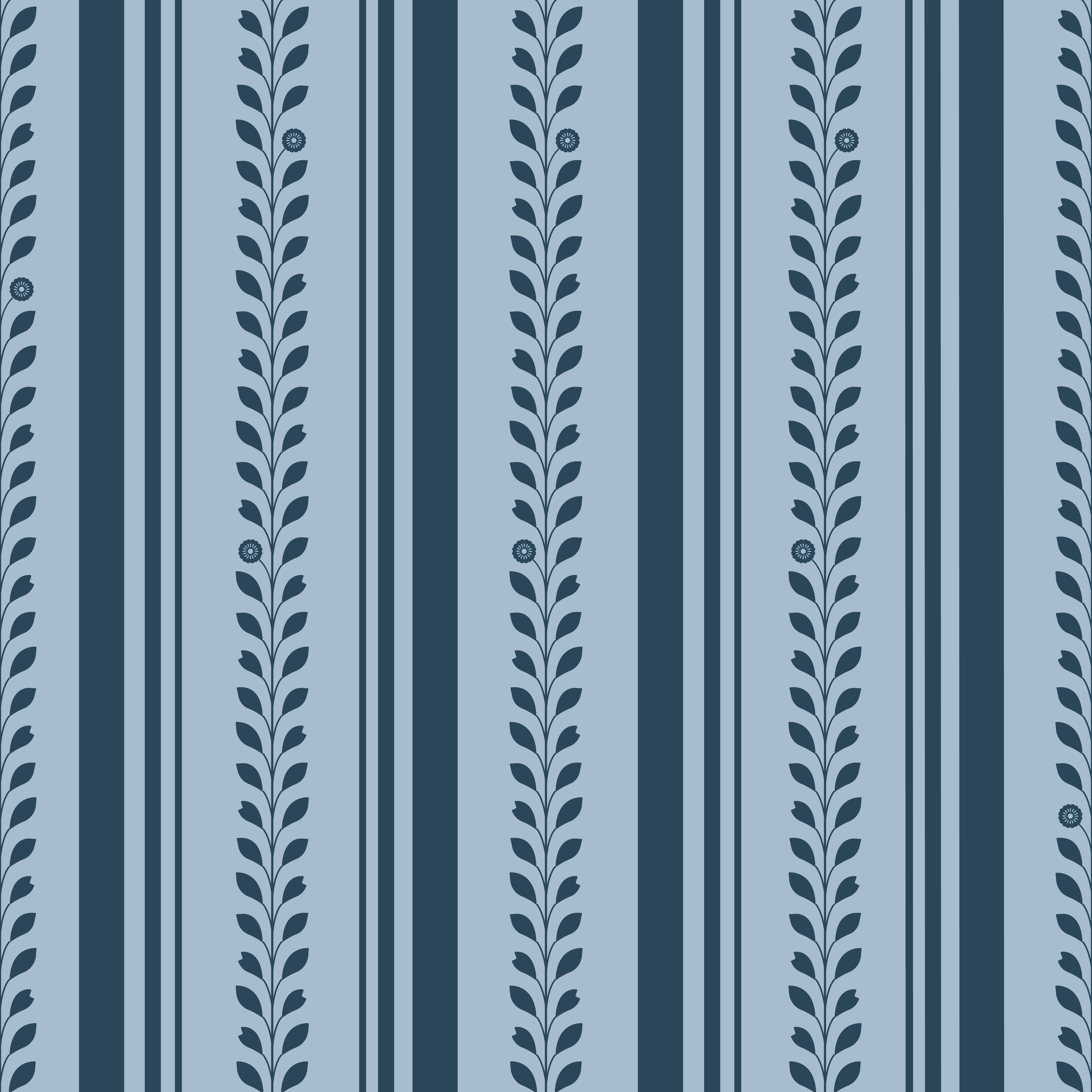 Windy Blue Naval Inlay Proper Pattern Wallpaper - Murals Your Way