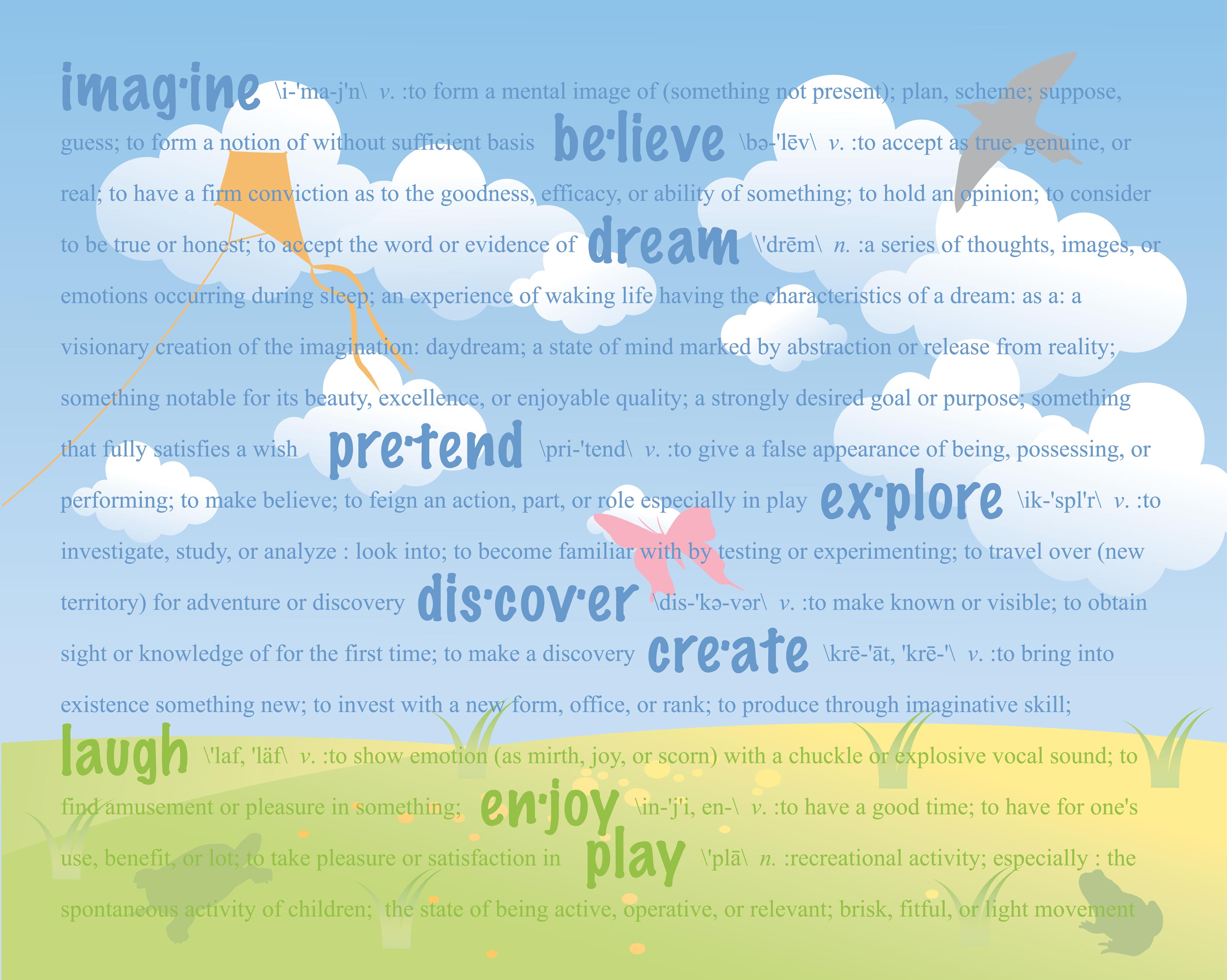 Imagination Runs Wild Mural - Environmental Graphics - Murals Your Way