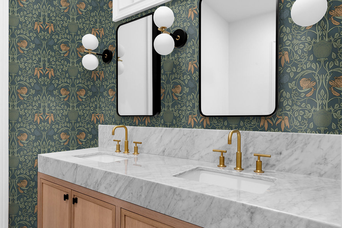 Classic Curling Vines Pattern Wallpaper - Murals Your Way