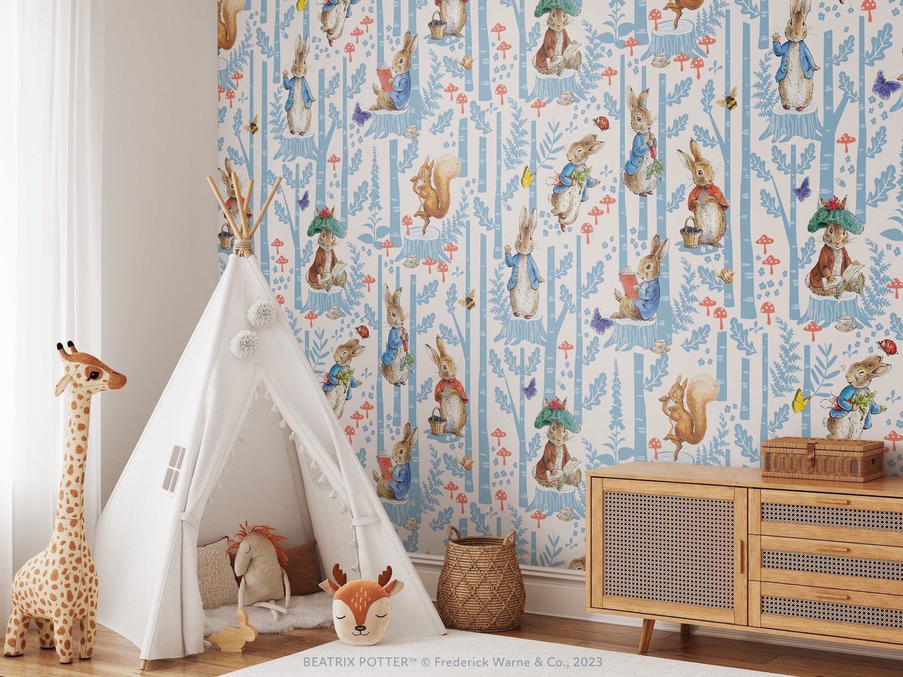 Woodland Walk Pattern Wallpaper - Murals Your Way