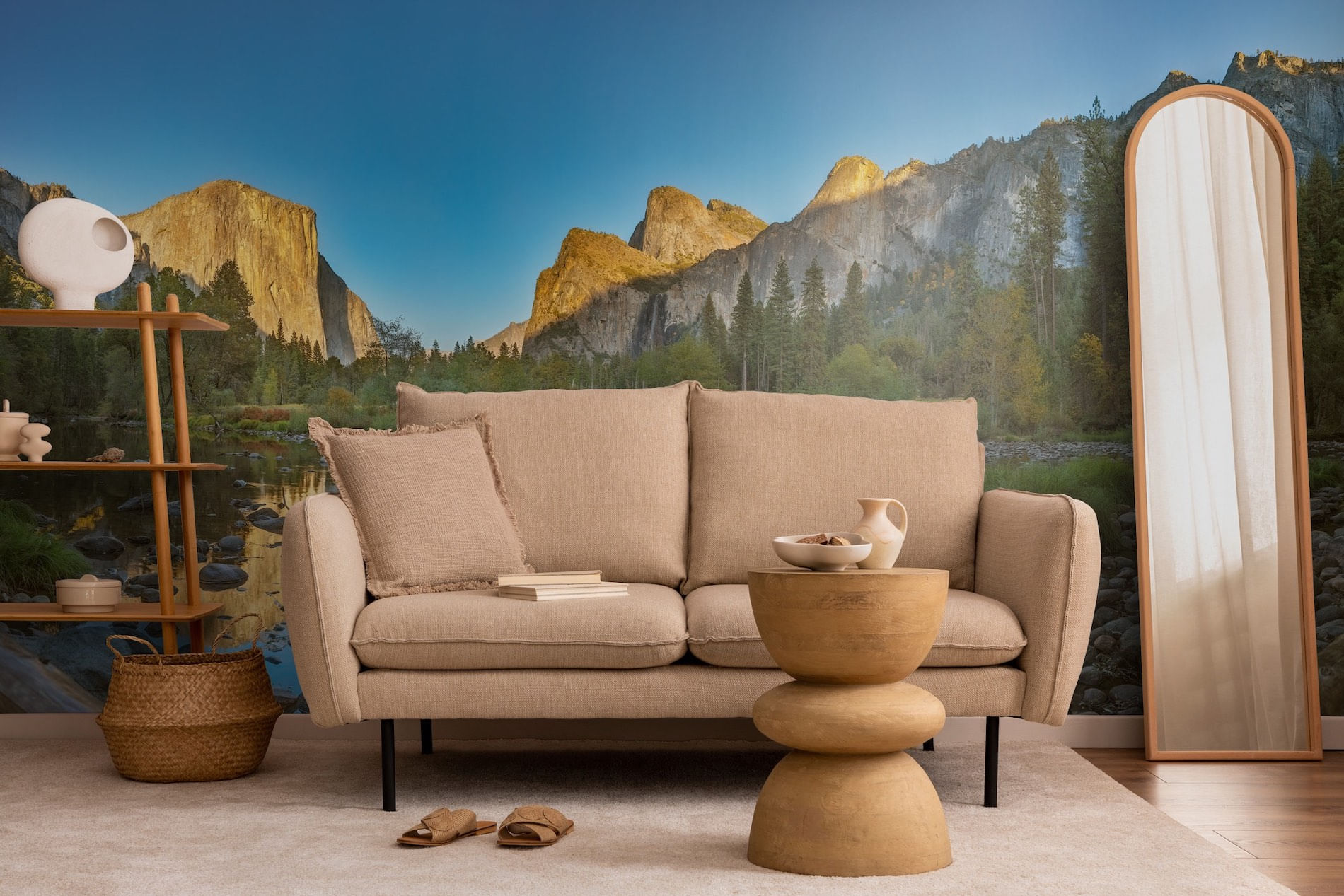 Fall Sunset at Valley View Wall Mural - Murals Your Way