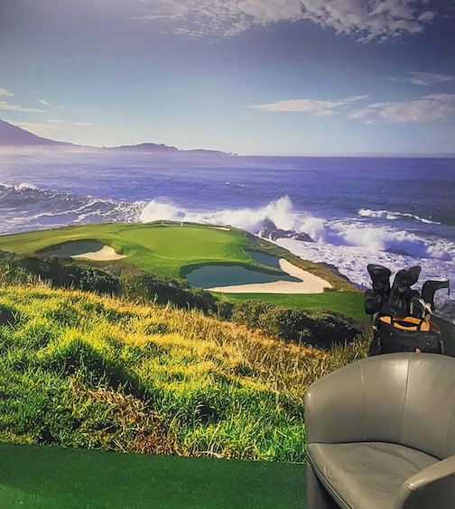 7th Hole At Pebble Beach Golf Course Wall Mural - Murals Your Way