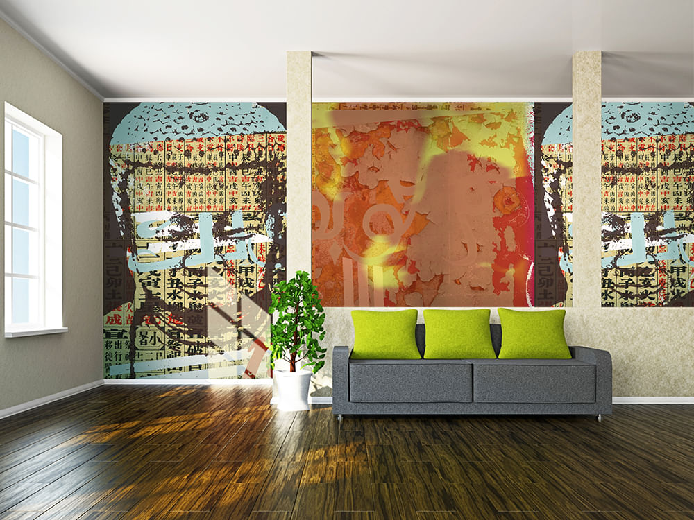 Buddhas-Namaste Mural - Matthew Lew - Murals Your Way