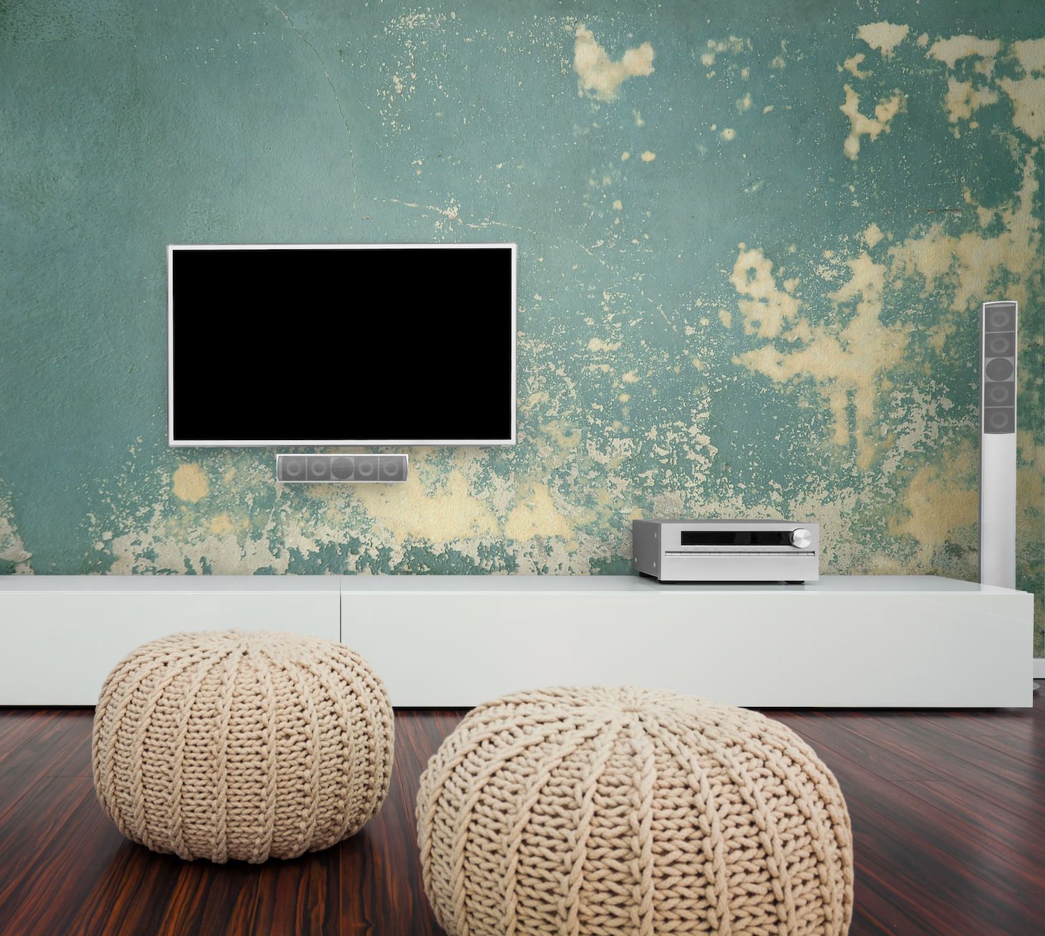 Cracked Concrete Vintage Texture - Murals Your Way