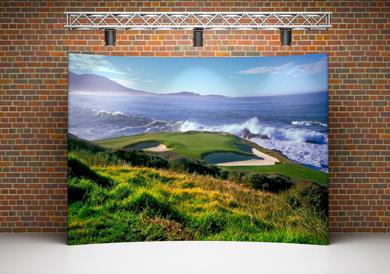 7th Hole At Pebble Beach Golf Course Wall Mural - Murals Your Way