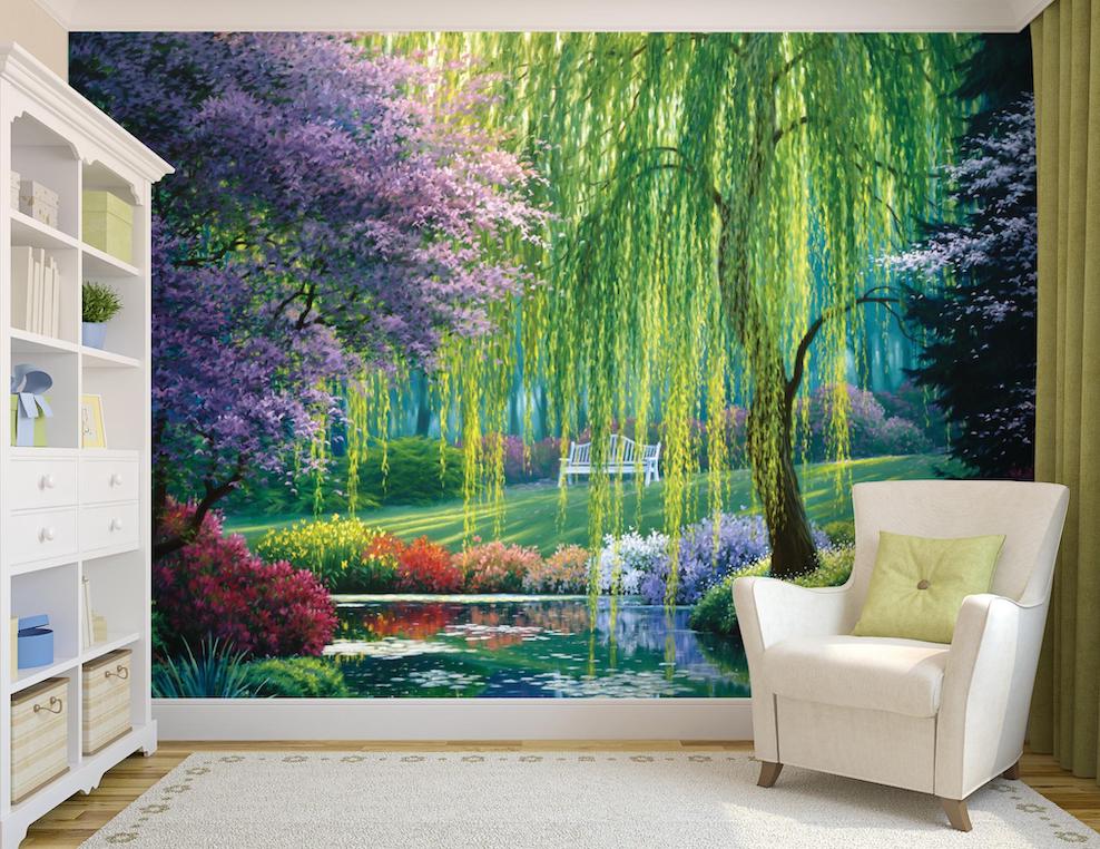 The Willow Pond Wall Mural By Charles White - Murals Your Way