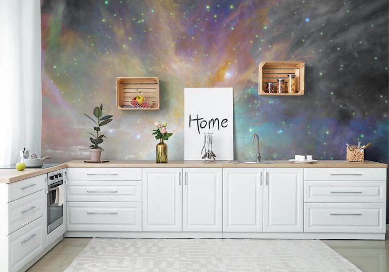 Quiet Waters And Starry Sky Mural - Murals Your Way