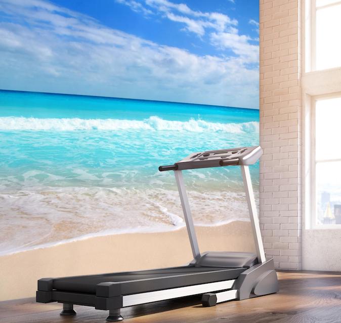 White Sand Beach Wall Mural - Murals Your Way