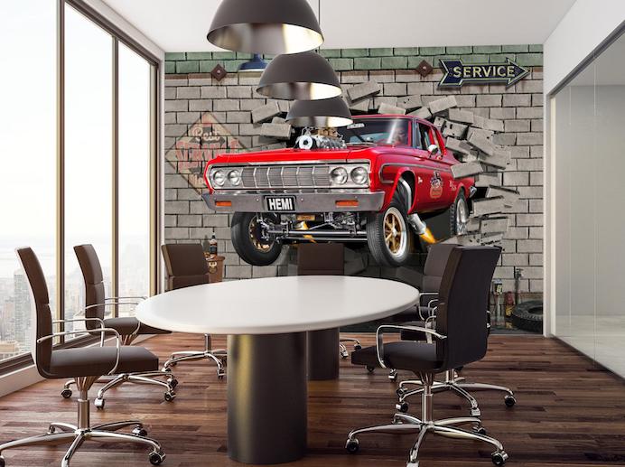 Break on Thru Mopar (No Text) Wall Mural - Murals Your Way