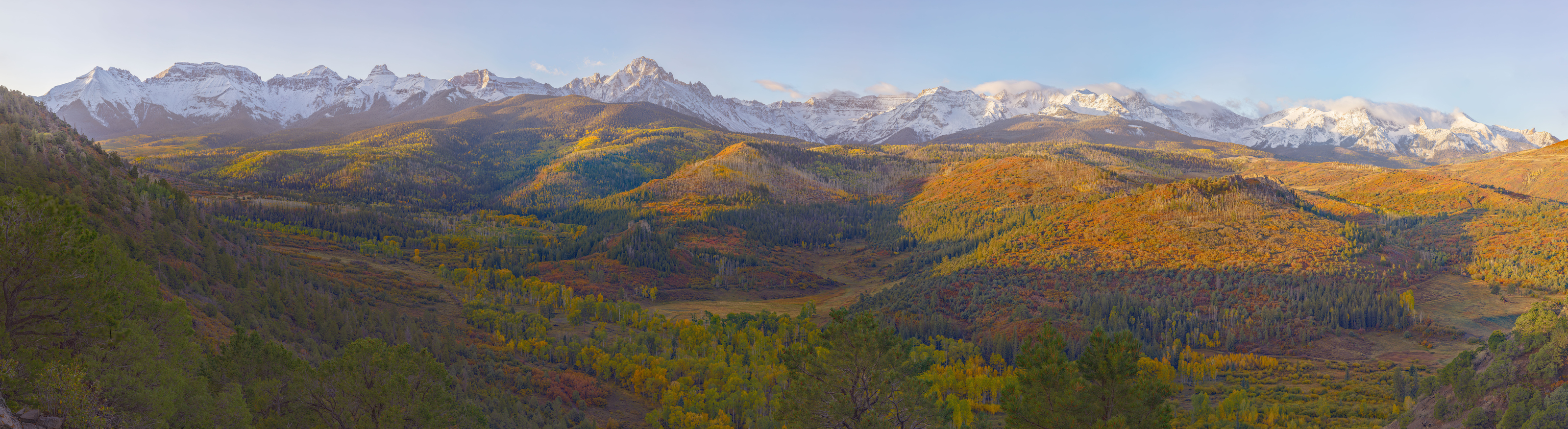 Sunrise On New Snow Wall Mural - Murals Your Way