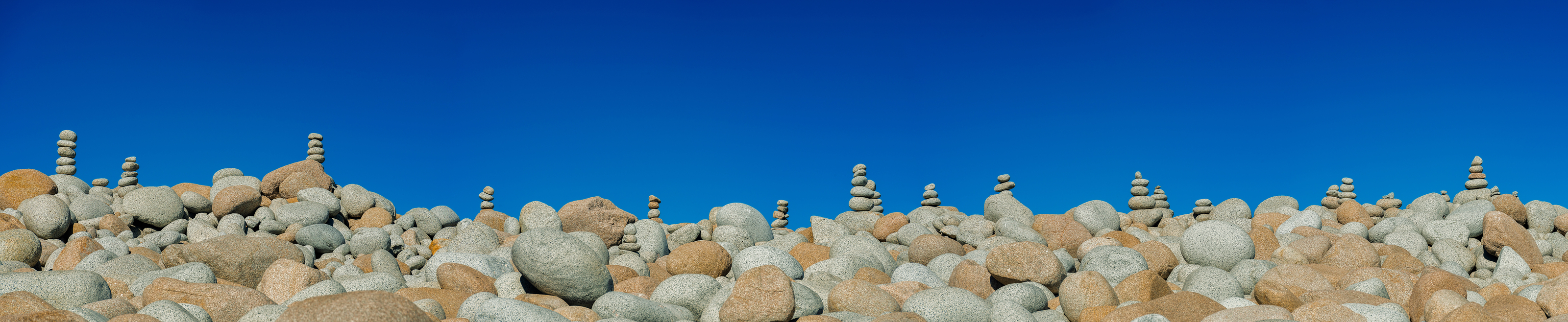 Rock Cairns At California Sur Wall Mural - Murals Your Way