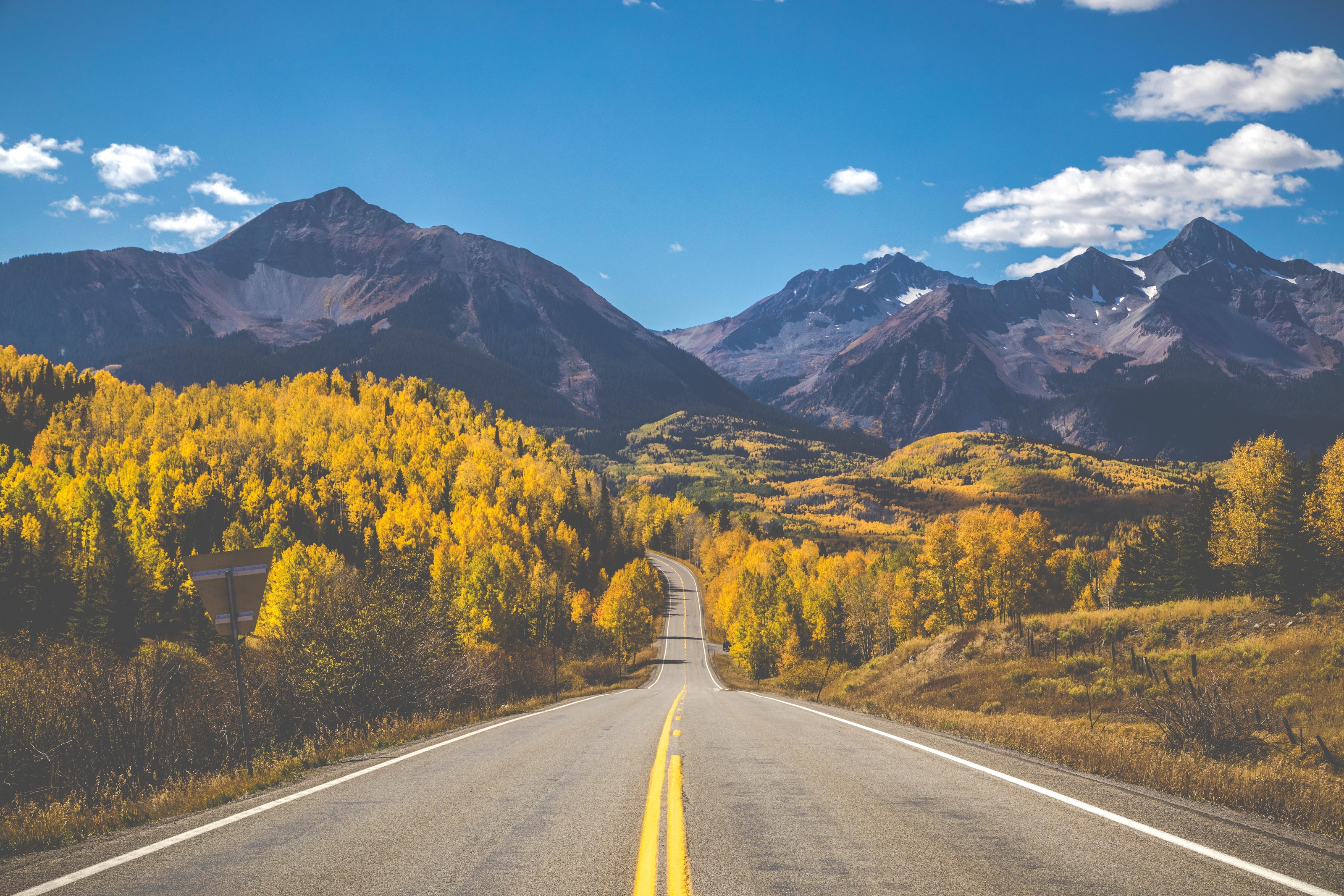 Ridgeway, Colorado Mountain Highway Wall Mural - Murals Your Way