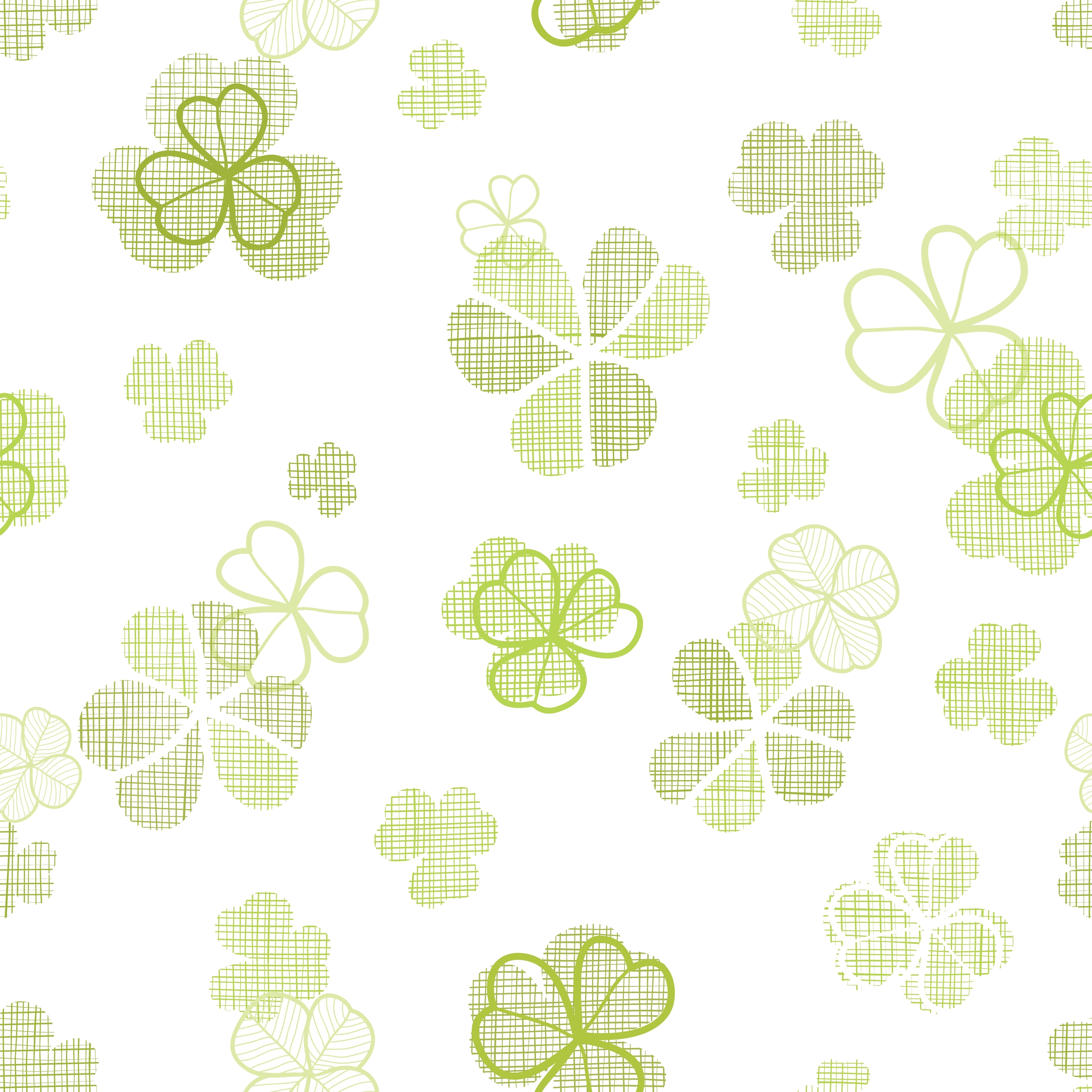 Clover Textile Pattern Wallpaper - Murals Your Way